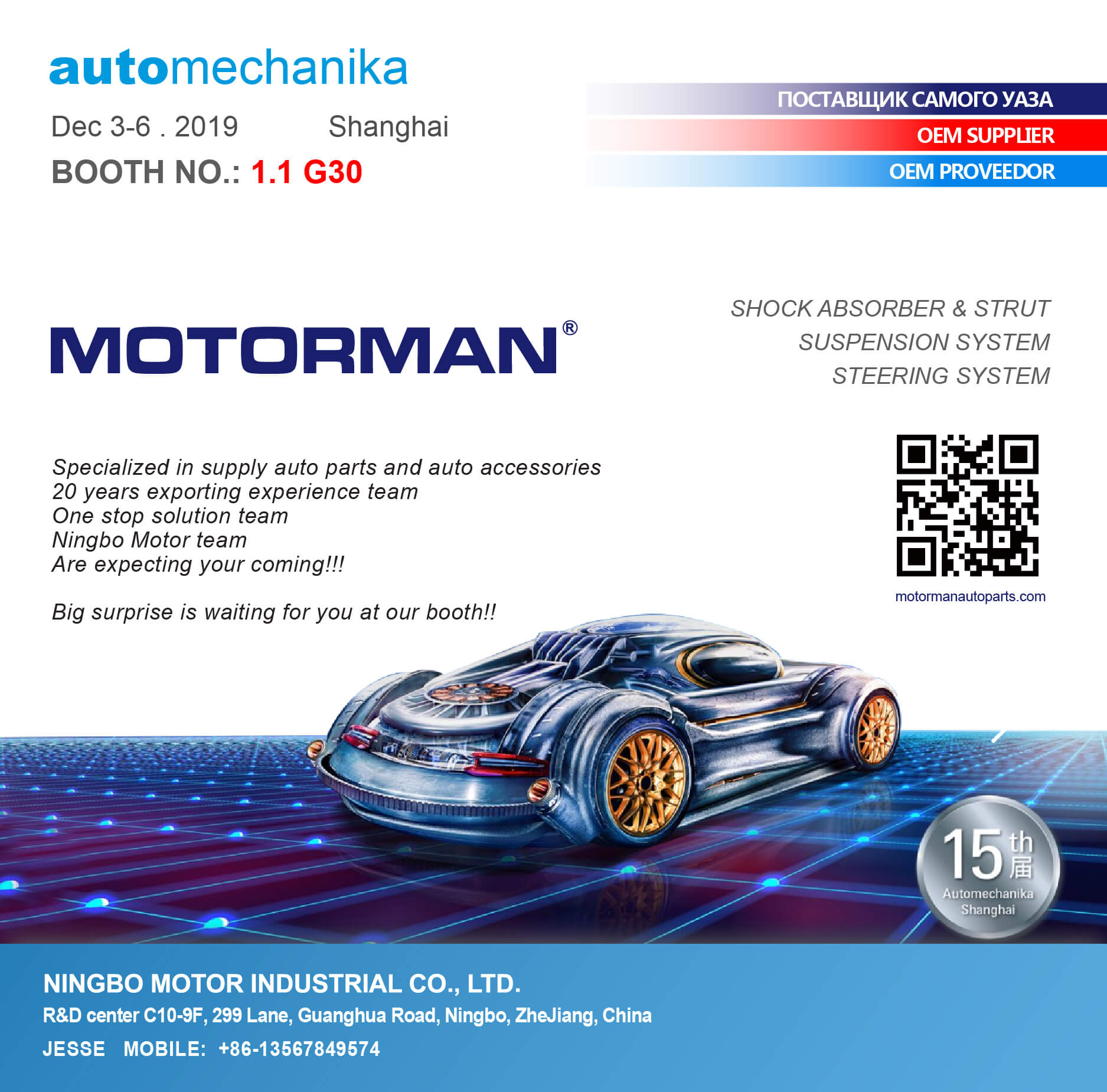 Auto Shock Absorber, Ball Joint, Tie Rod Assembly Supplier